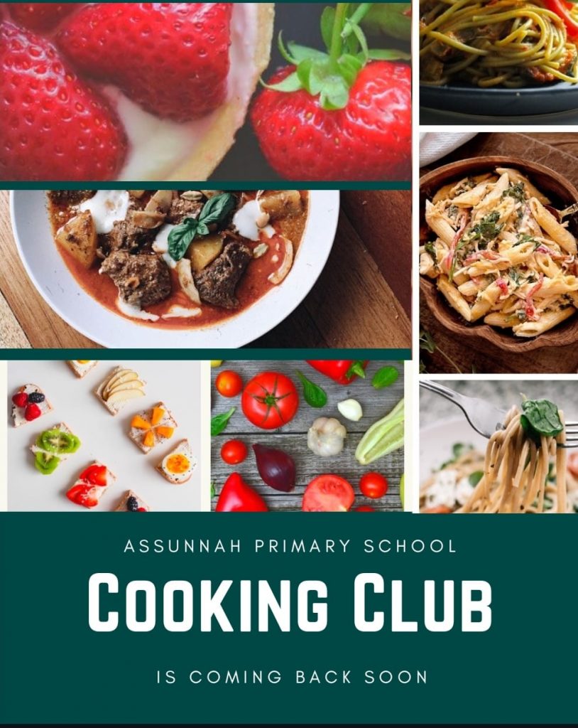 Cooking Club Remotely – Assunnah Primary School